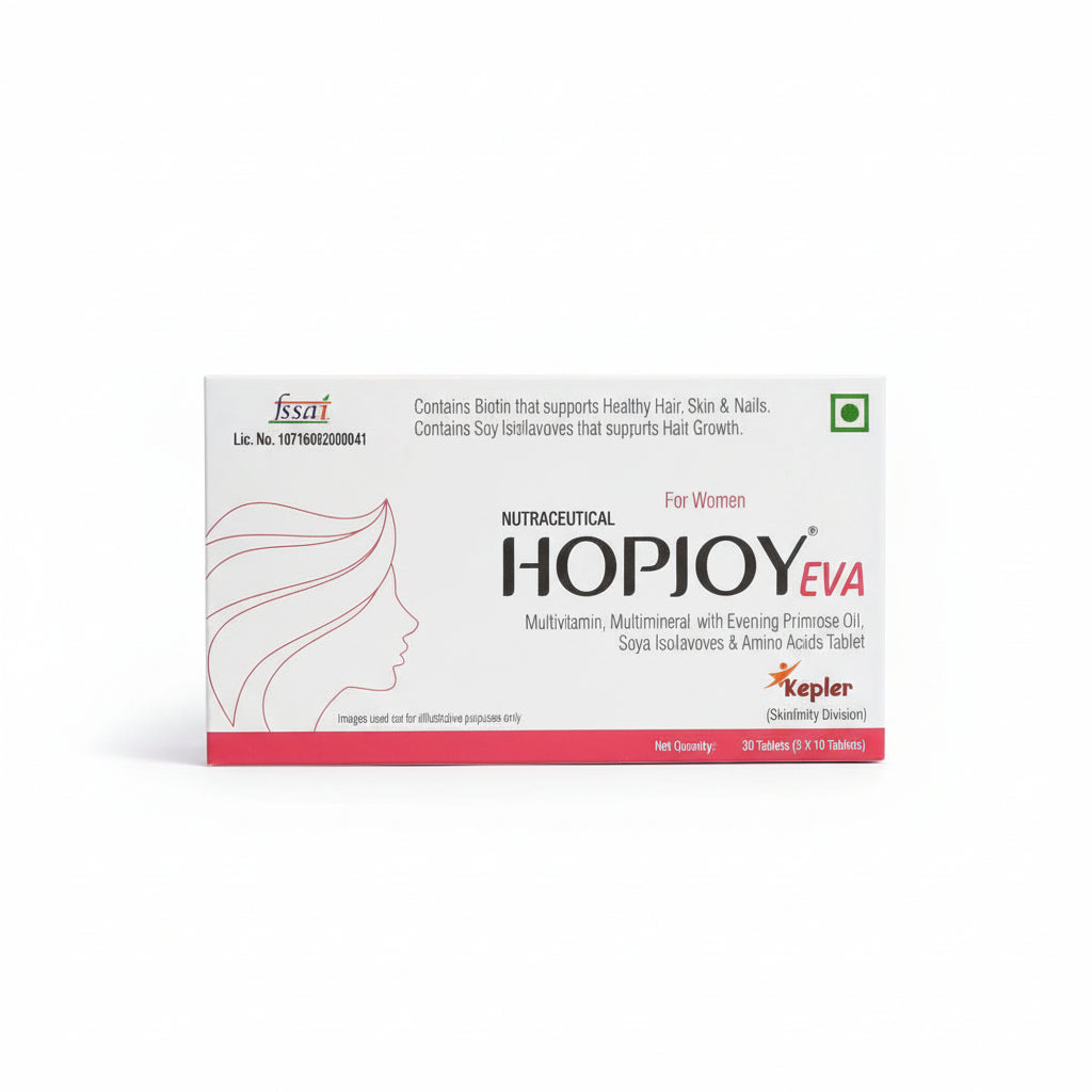 Buy Hopjoy Eva Tablets | Hair & Skin Vitamins for Women